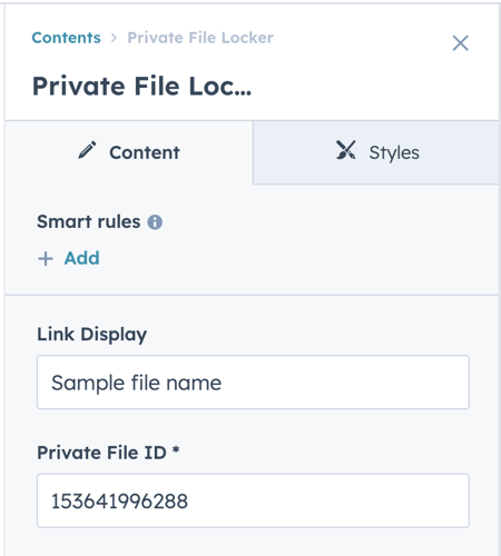 Locking down files in a HubSpot customer or partner portal